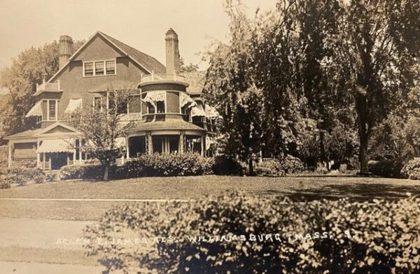 Helen and Lyman D. James House: Then and Now | Meekins Library